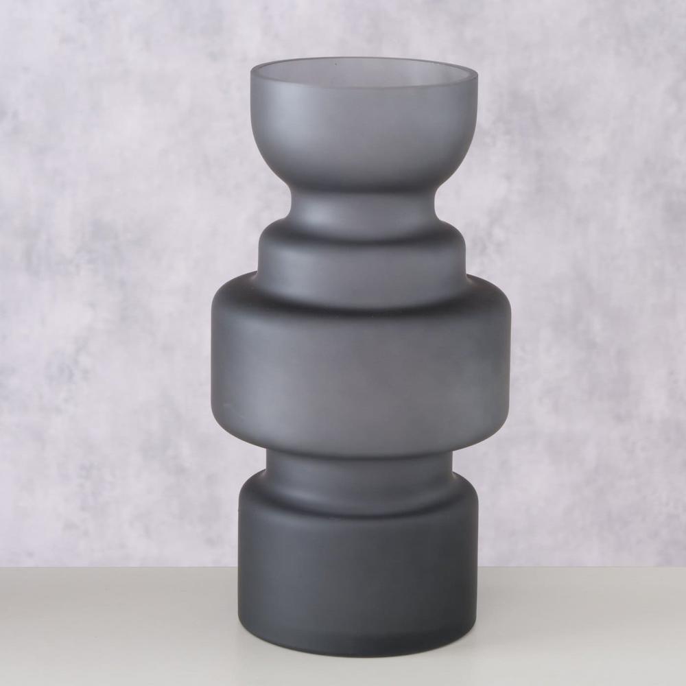 Rito.lv - Lai dzīve skan! :: BODENA VĀZE H30CM, PELĒKA MATĒTA, STIKLS ...