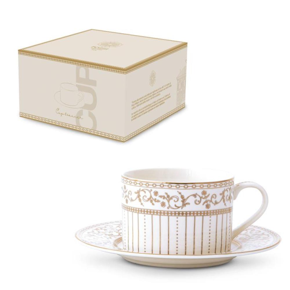 Rito.lv - Let life sound! :: GOLDEN CUP 220ML WITH SAUCER, PORCELAIN ...